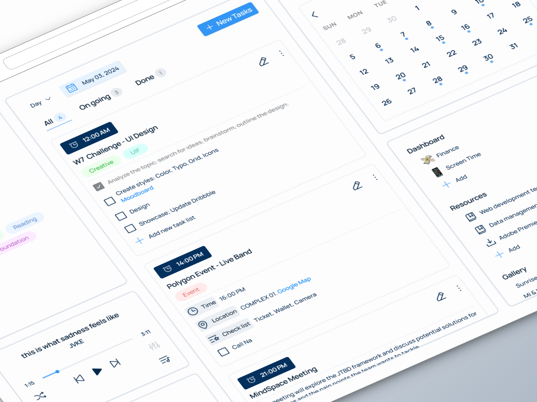 Task Management | UI Design by Khánh Linh on Dribbble