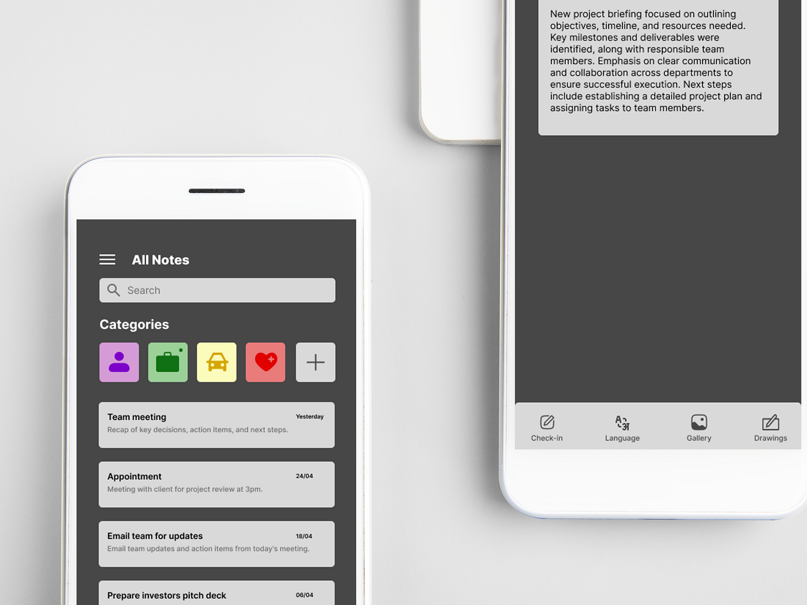 Notes Widget App UI by Jeevitha GK on Dribbble