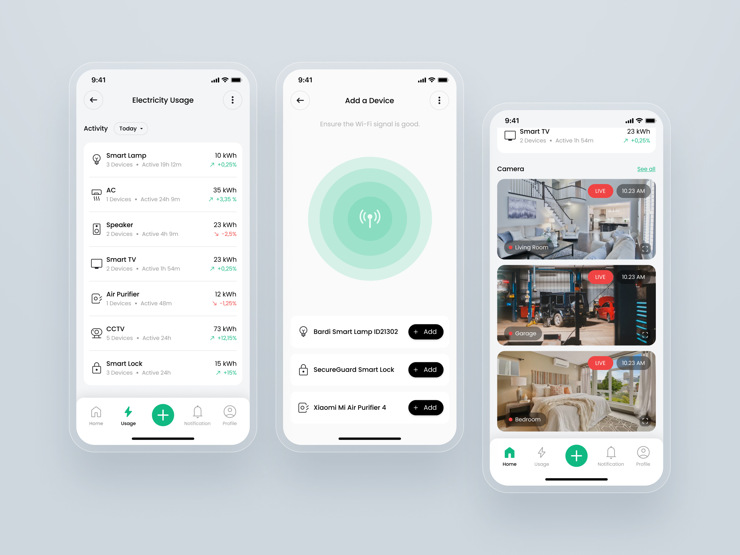 Smart Home Mobile App by Andri Prasetia for SLAB Design Studio on Dribbble