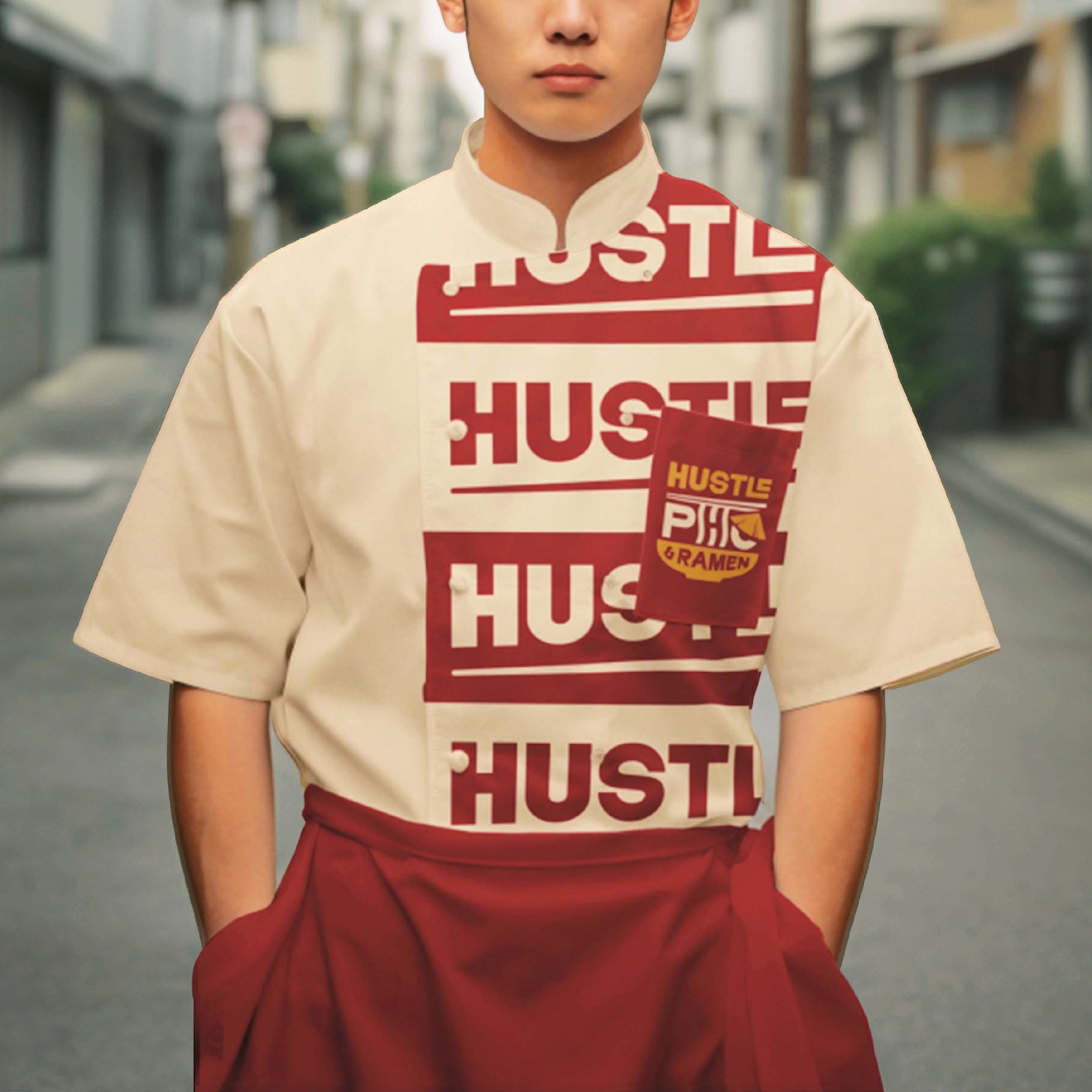 HUSTLE PHO & RAMEN | LOGO DESIGN & BRAND IDENTITY by Bee Art Design ...
