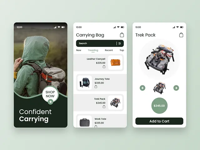 Ecommerce App UI designs, themes, templates and downloadable graphic ...