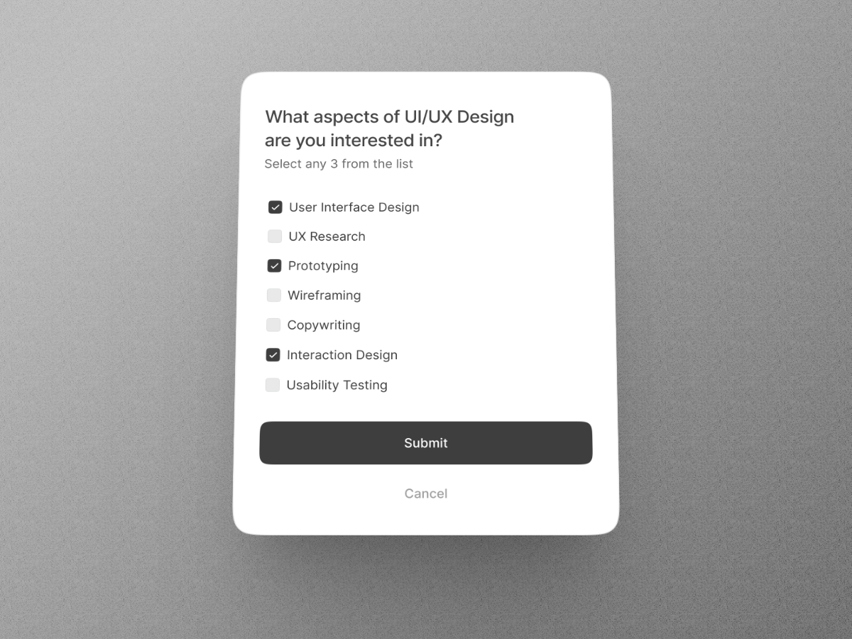 Popup Modal Design | Minimal & Modern Modal for UI Design by Vikas ... Popup Modal Design | Minimal & Modern Modal for UI Design by Vikas ...