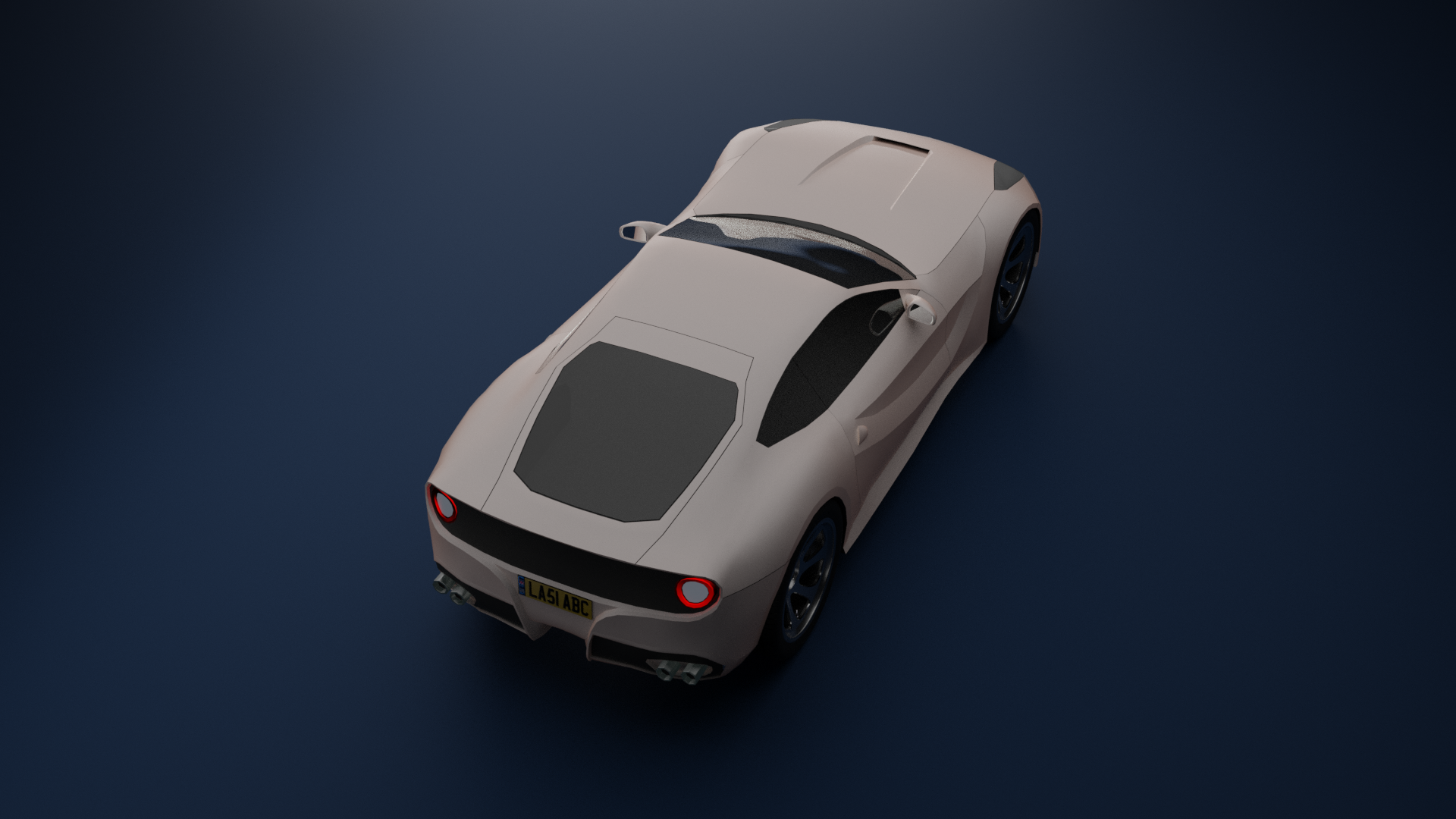 3D sports car model F12 by Viacheslav Kolyvushko on Dribbble