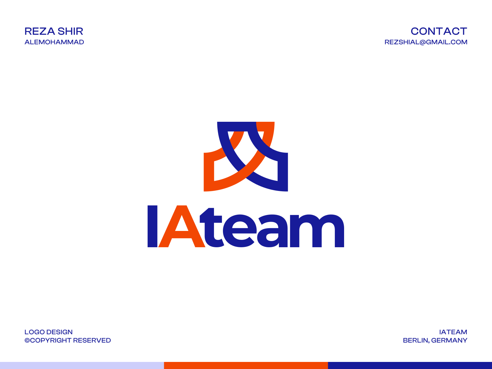 IA Team Logo Design Project by Reza on Dribbble