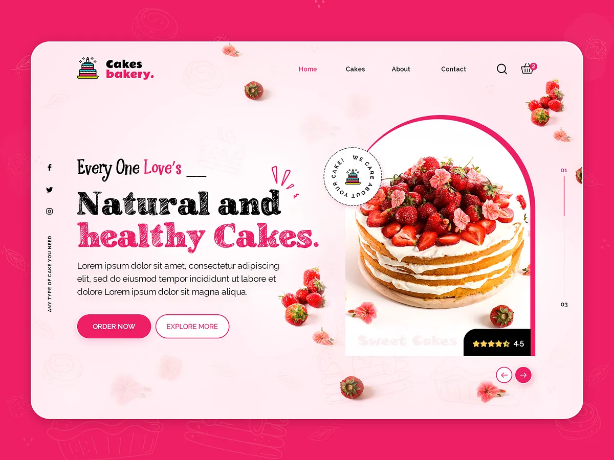 Cake Website designs, themes, templates and downloadable graphic ...