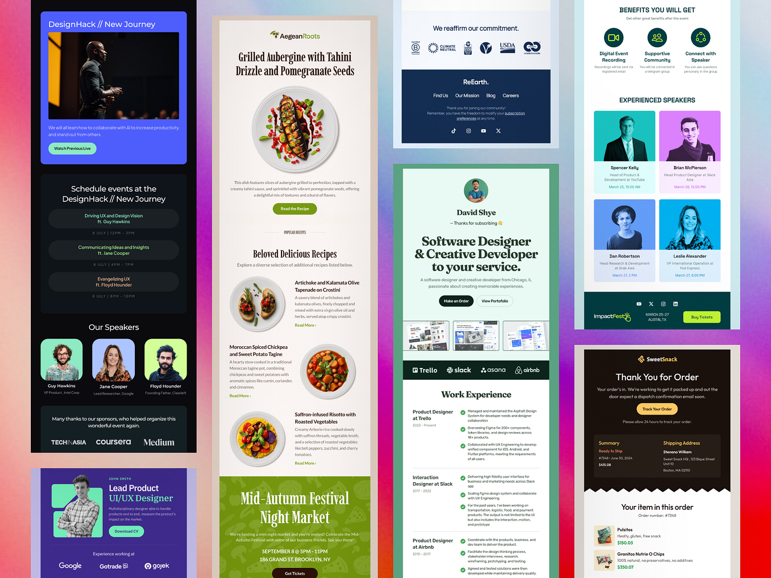 Email Templates on Designmodo by Designmodo on Dribbble
