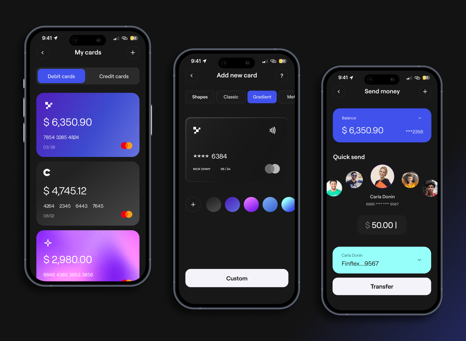 Finflex - Finance app UX/UI by Larissa Santi on Dribbble
