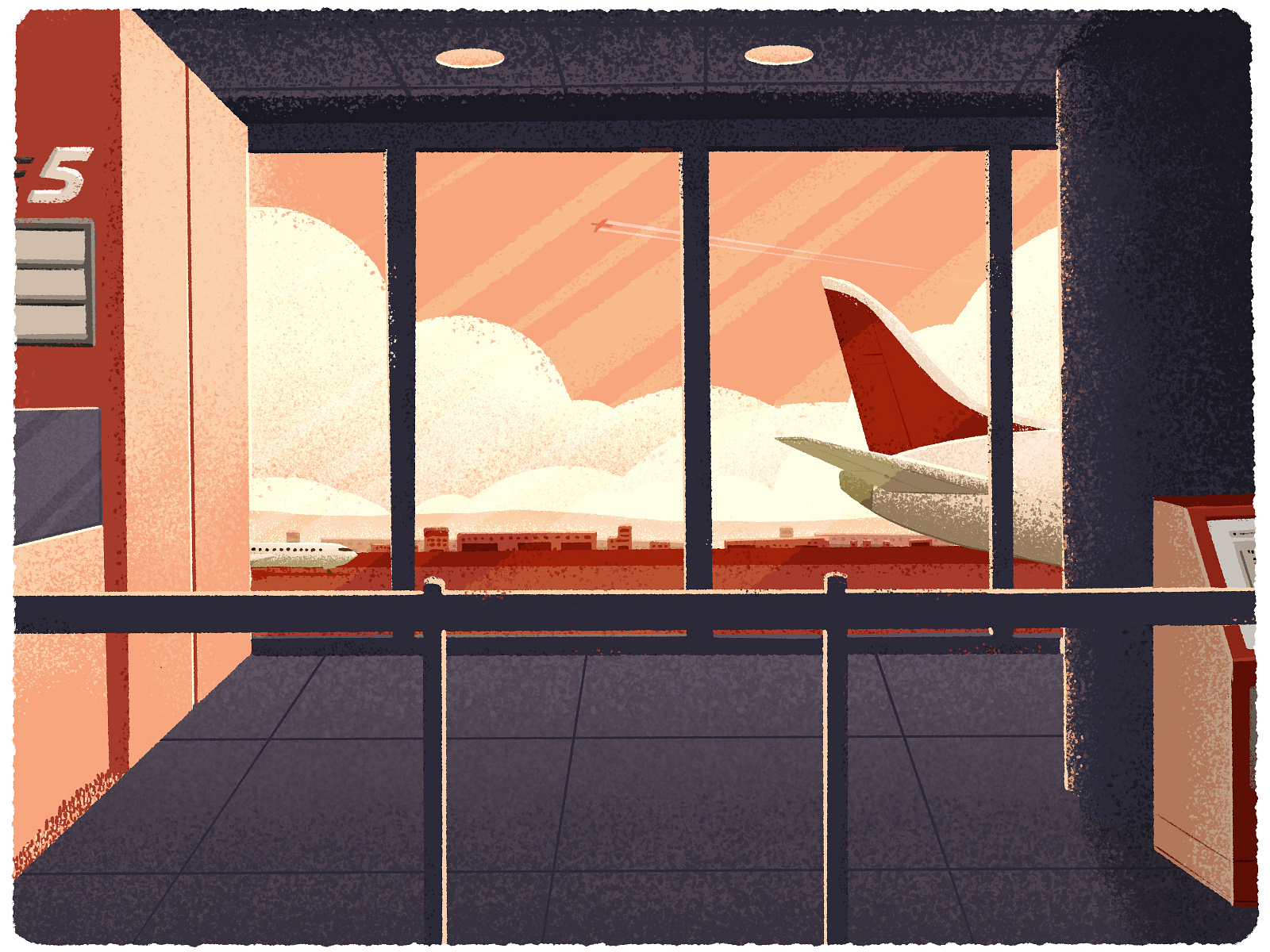 Fly Away (Layover) - 3 of 3 by Terry Edward Elkins on Dribbble