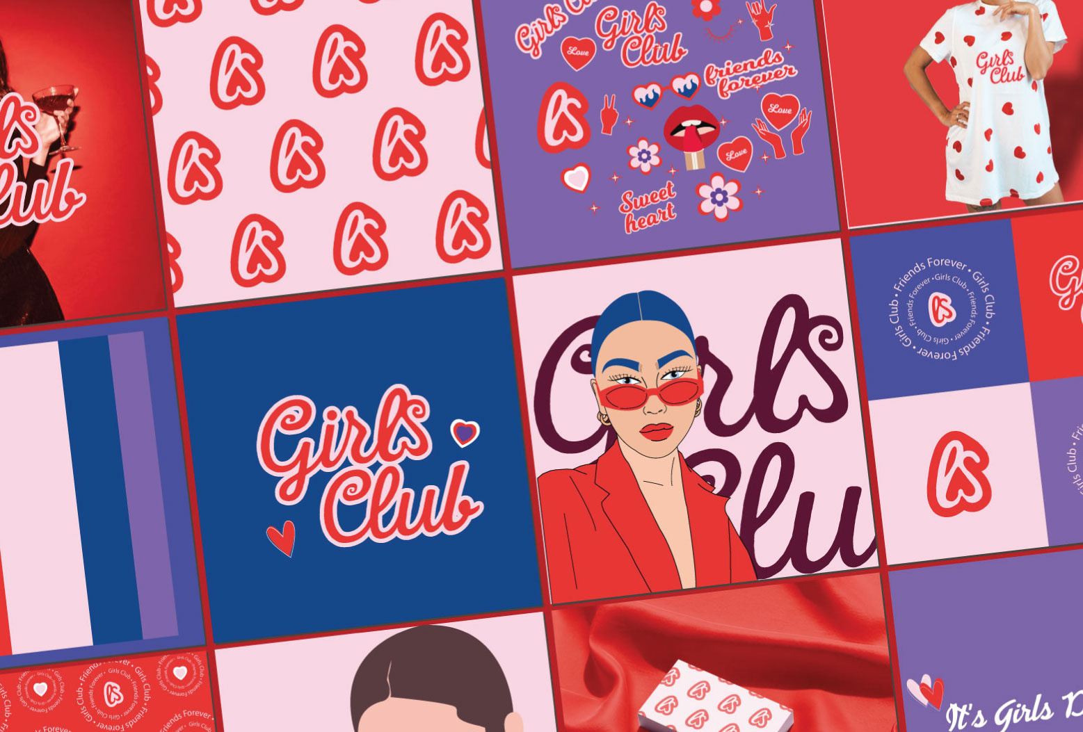 Girls Club | Brand identity, Logo design by Hammad Shehroz - Brand ...