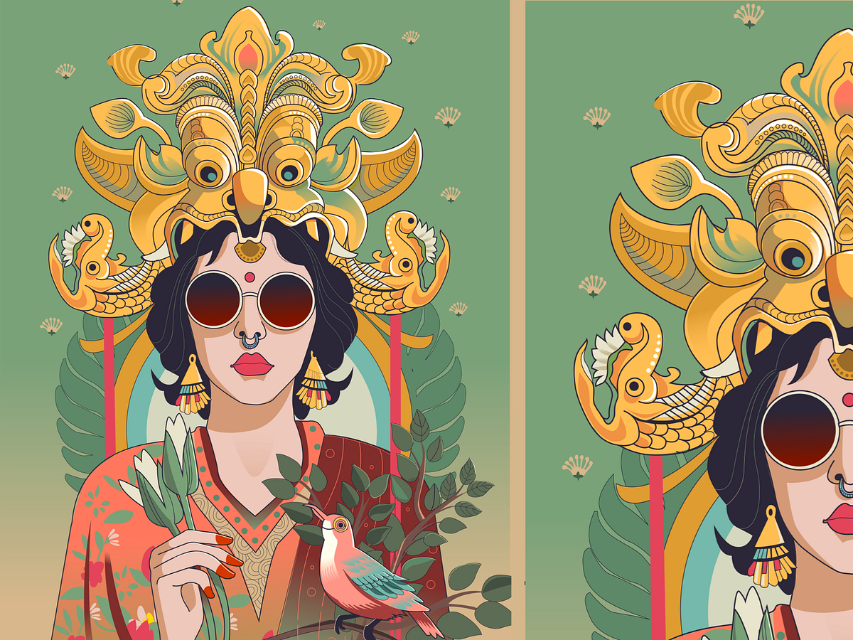 Indian Yali by ranganath krishnamani on Dribbble