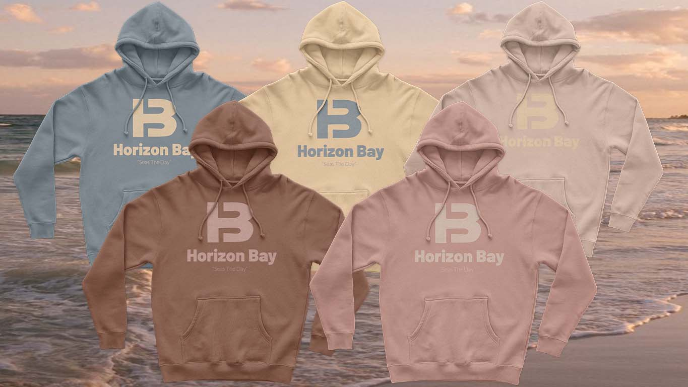 "HORIZON BAY" CLOTHING BRANDING! by Keyon Kidd on Dribbble
