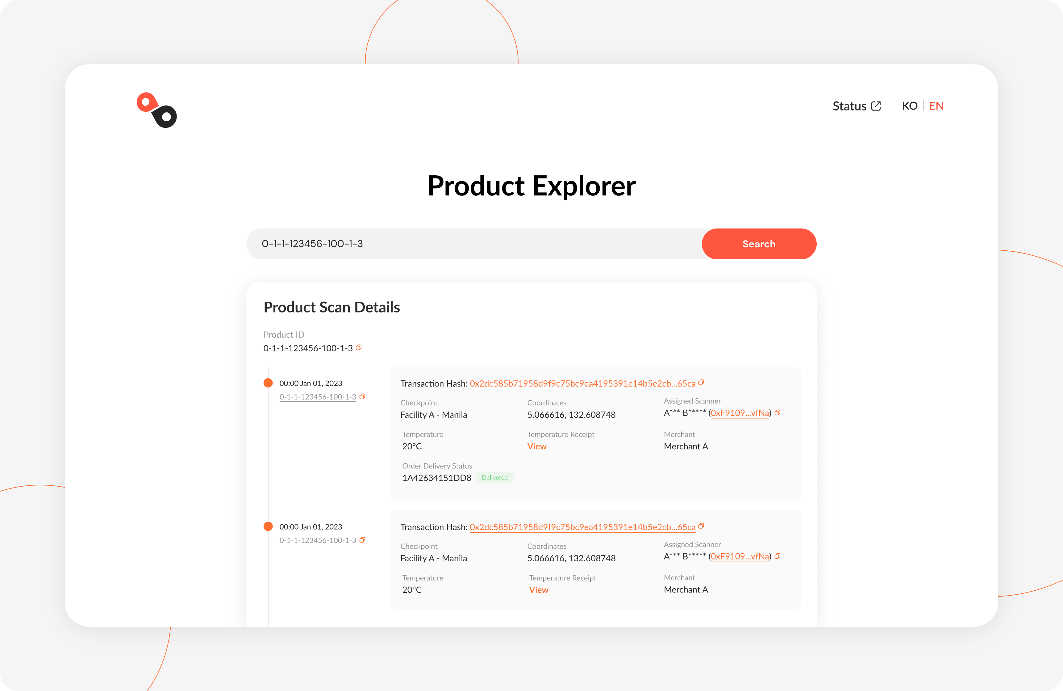 Product Explorer - Blockchain Explorer by Nuxify on Dribbble