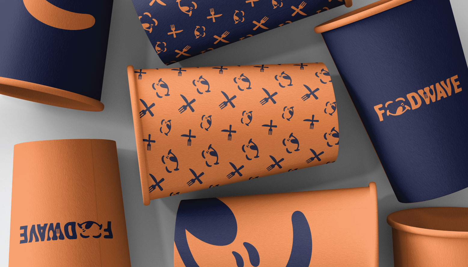 FOODWAVE | Fast food Logo, Brand Identity & Packaging by Hammad Shehroz ...