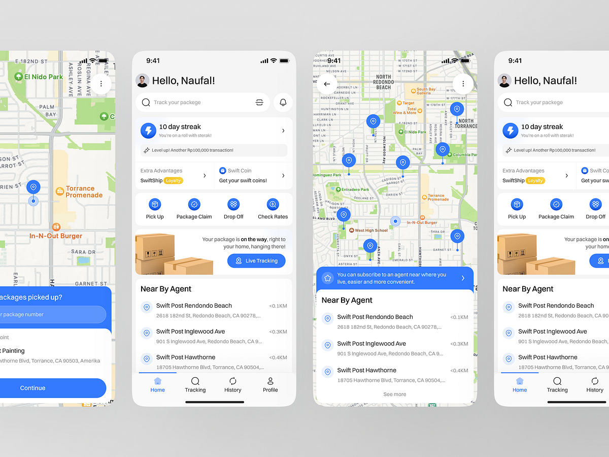 SwiftShip - Logistic App [Homepage] by Fakhri Naufal for Kretya Studio ...