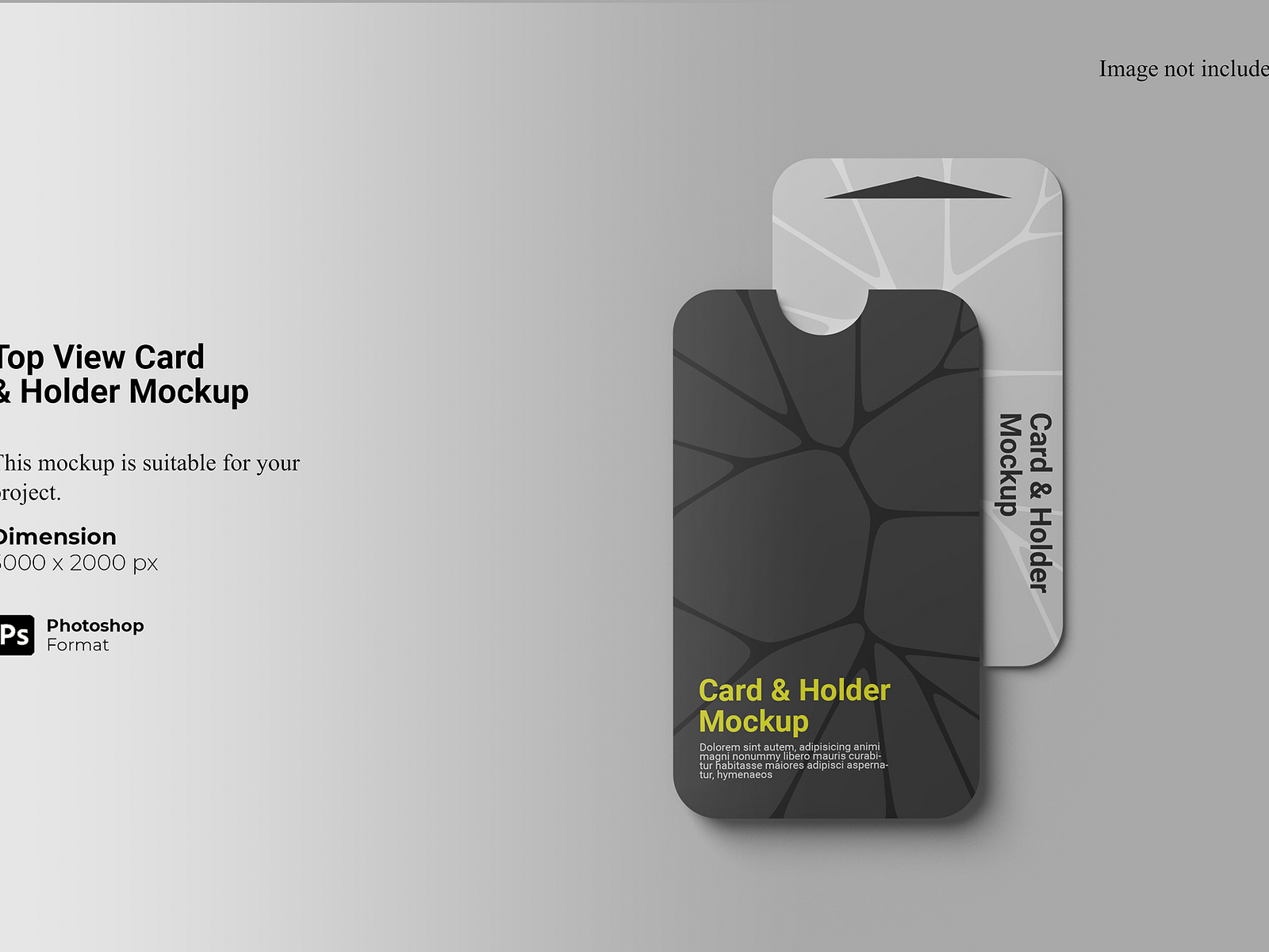Top View Card & Holder Mockup by ianmikraz on Dribbble