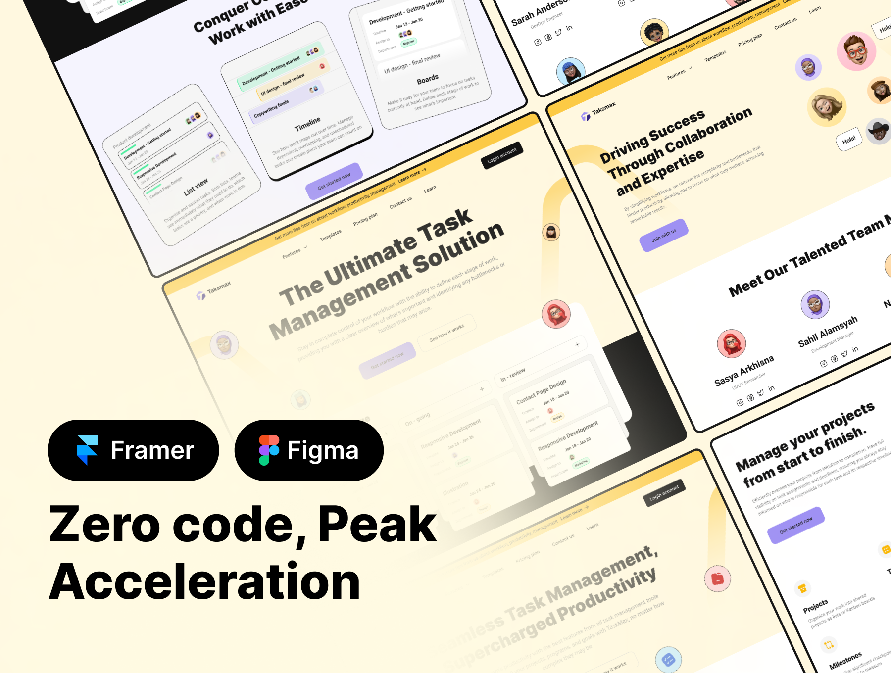Taskmax - Task Management SAAS Template by VKTR Supply for Vektora on ...