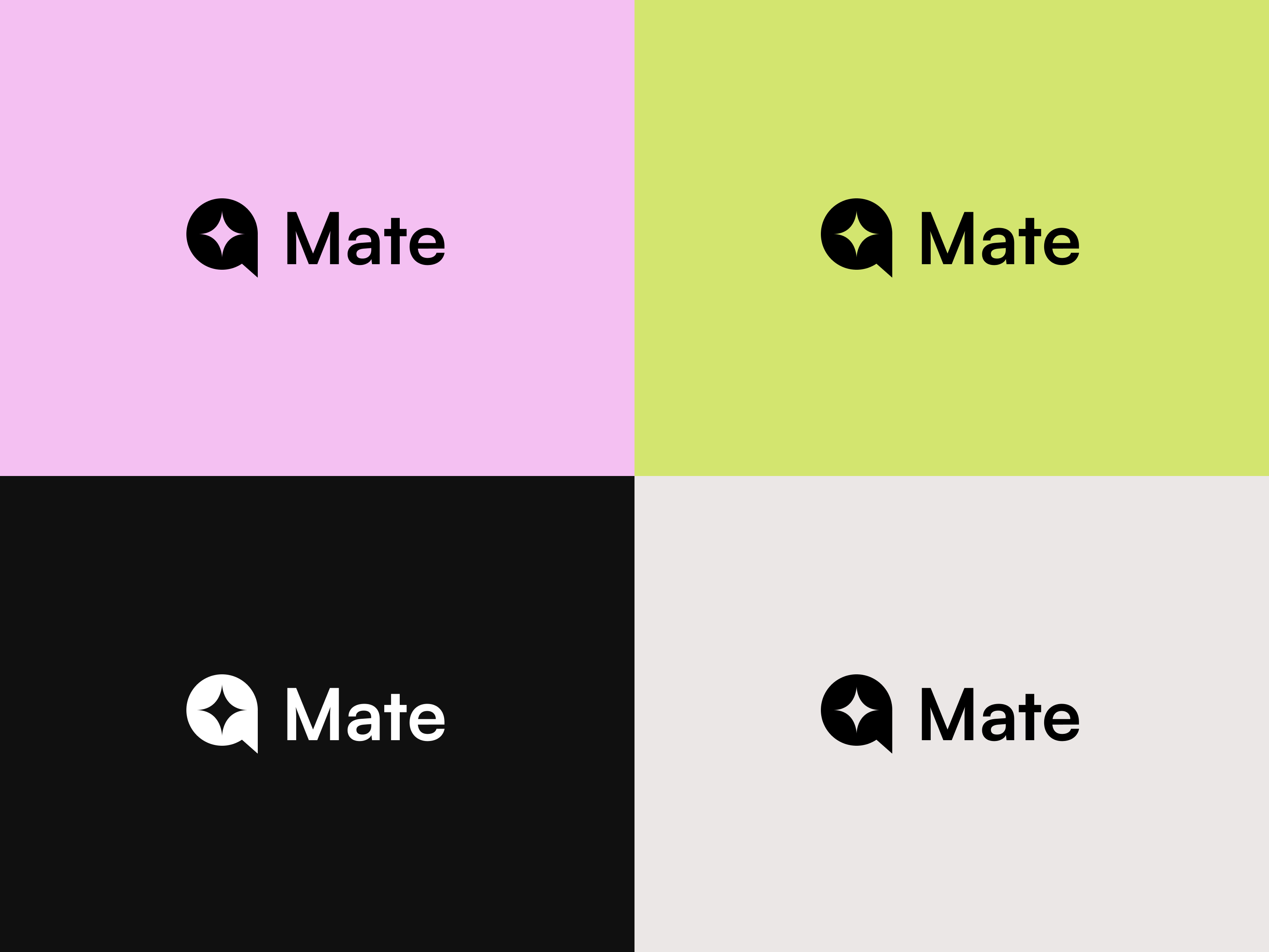Mate - Branding for a Messenger Application by Bato on Dribbble