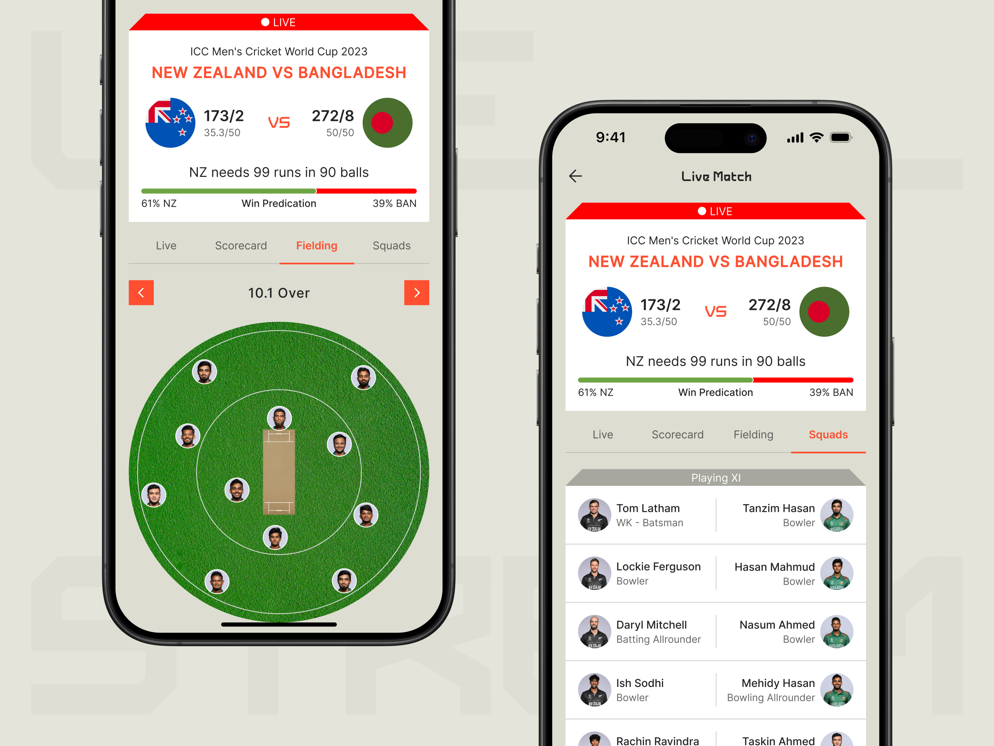 CricPred - Cricket Prediction App by MindInventory UI/UX for ...