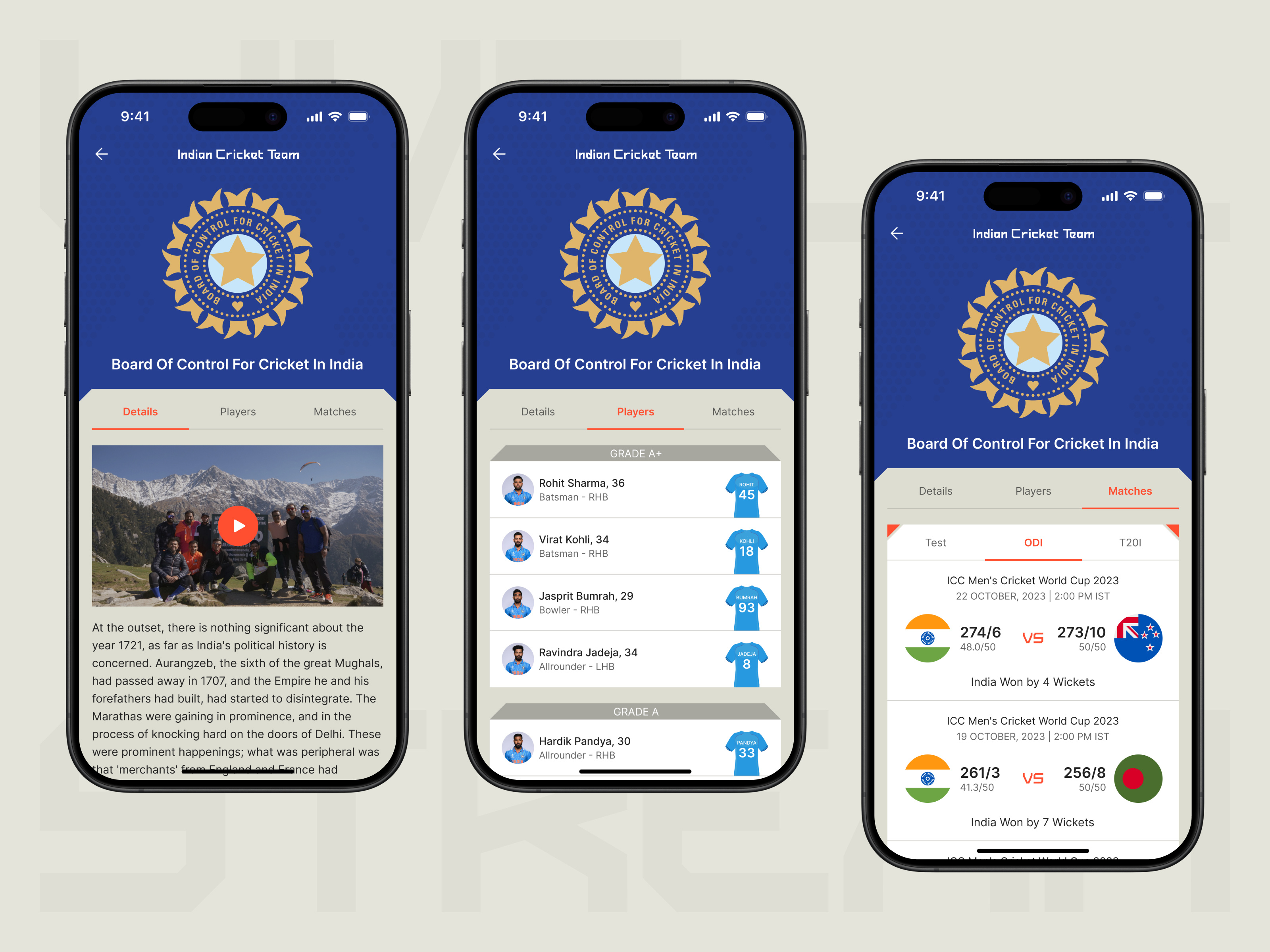 CricPred - Cricket Prediction App by MindInventory UI/UX for ...