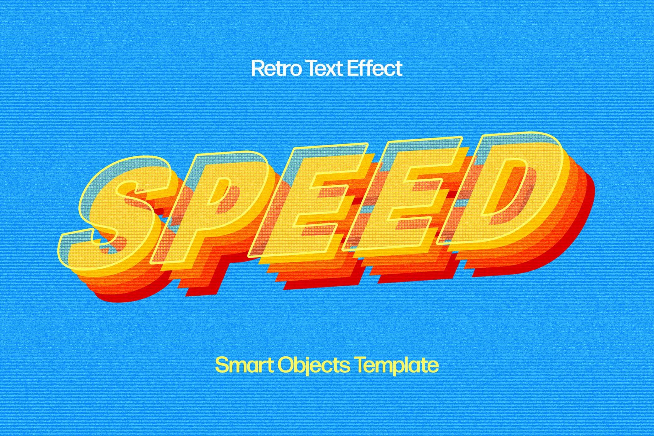 70s Retro Text Effect by Pixelbuddha on Dribbble