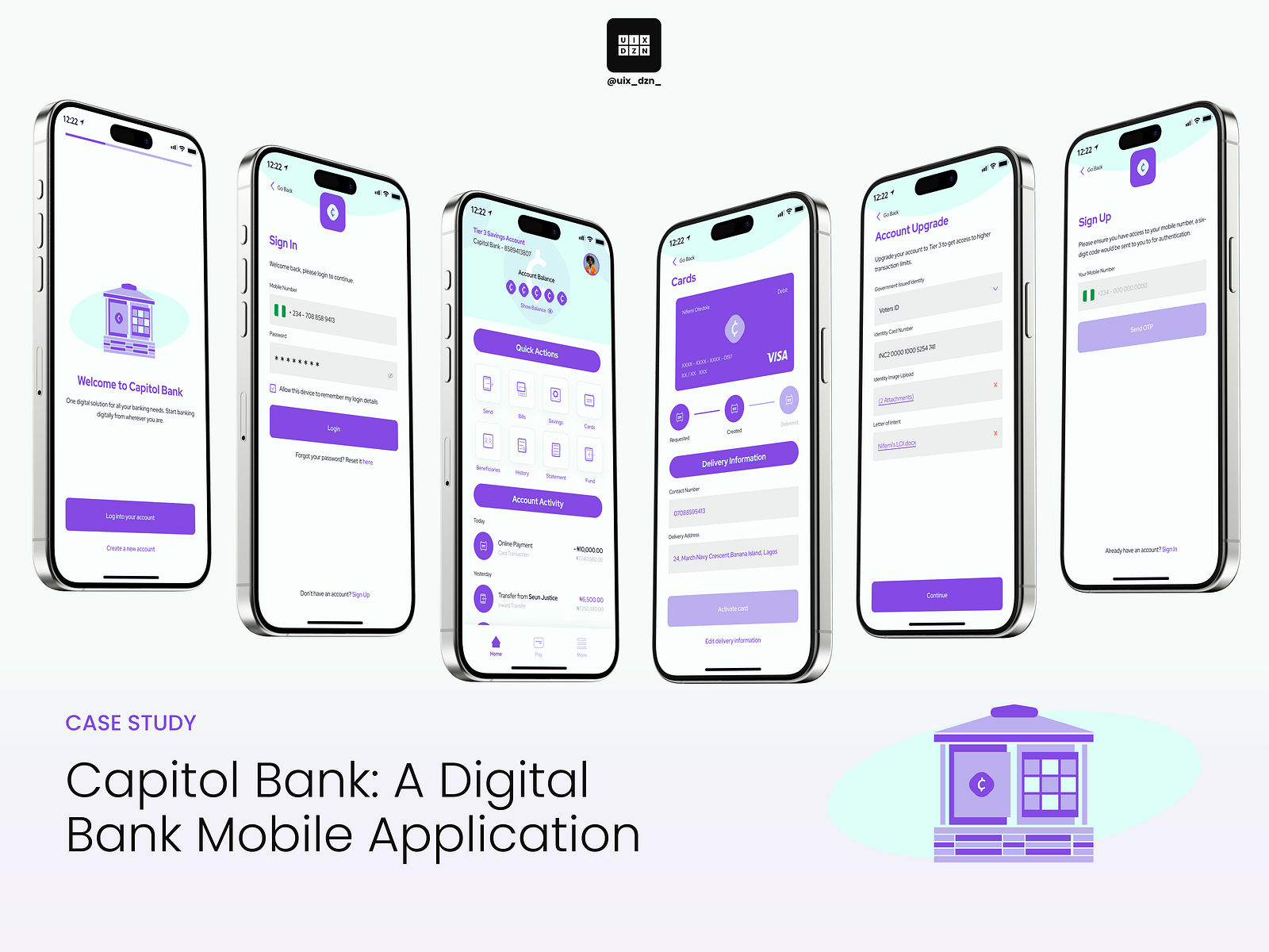 Capitol Bank: A Digital Bank Mobile Application by Ubongabasi Eka on ...