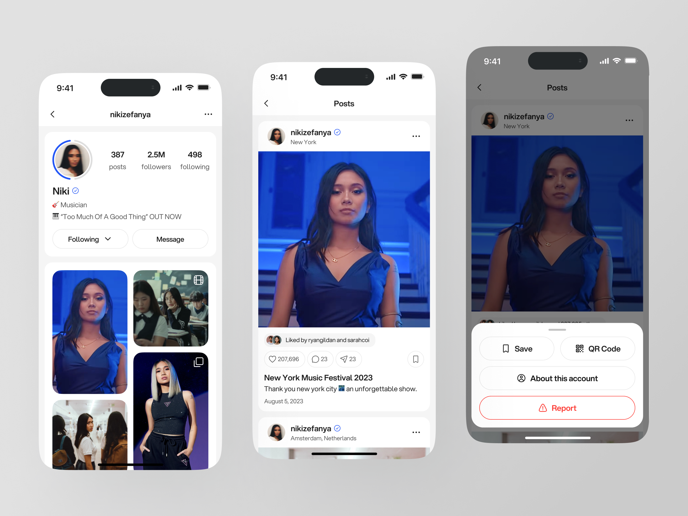 ConnectWorld - Social Media App (Profile) by Alvian Teddy Cahya Putra 👨🏻‍🎨 for Kretya Studio on ...