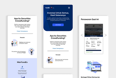Redesign FundEx.id Landing Page - UI Website by Wildan Afifuddin on Dribbble