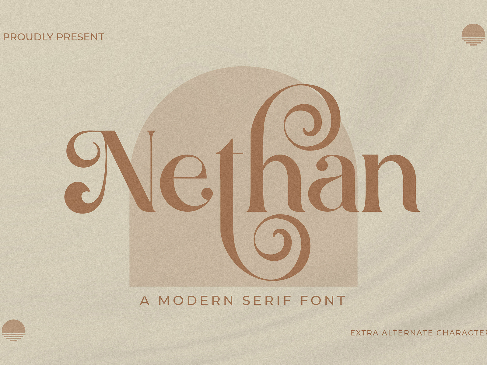 Nethan - A Modern Serif Font by Jeritype on Dribbble