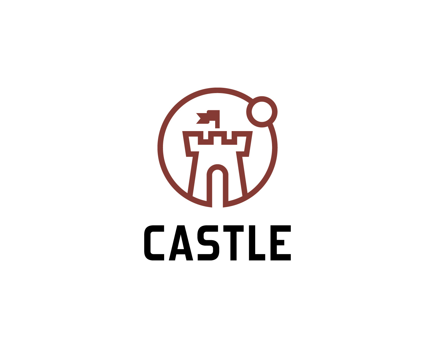 Castle Logo by Pixes on Dribbble