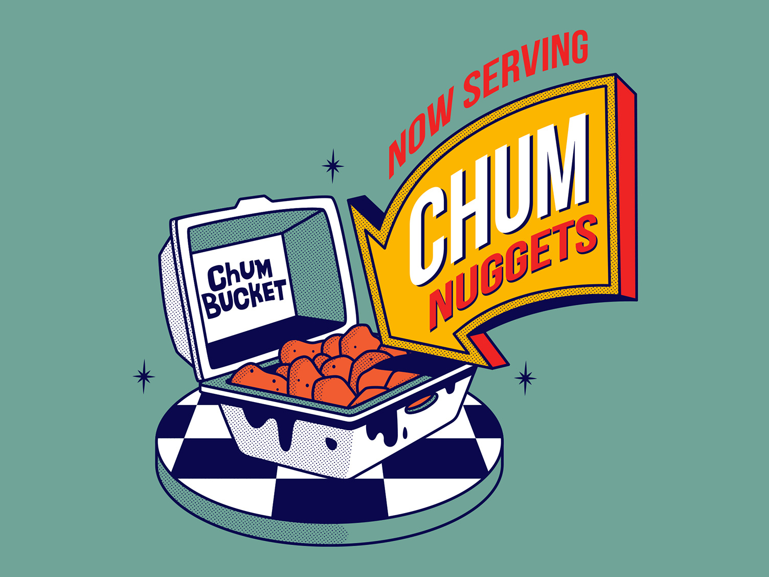 Chum Nuggest by Tyler Pate on Dribbble