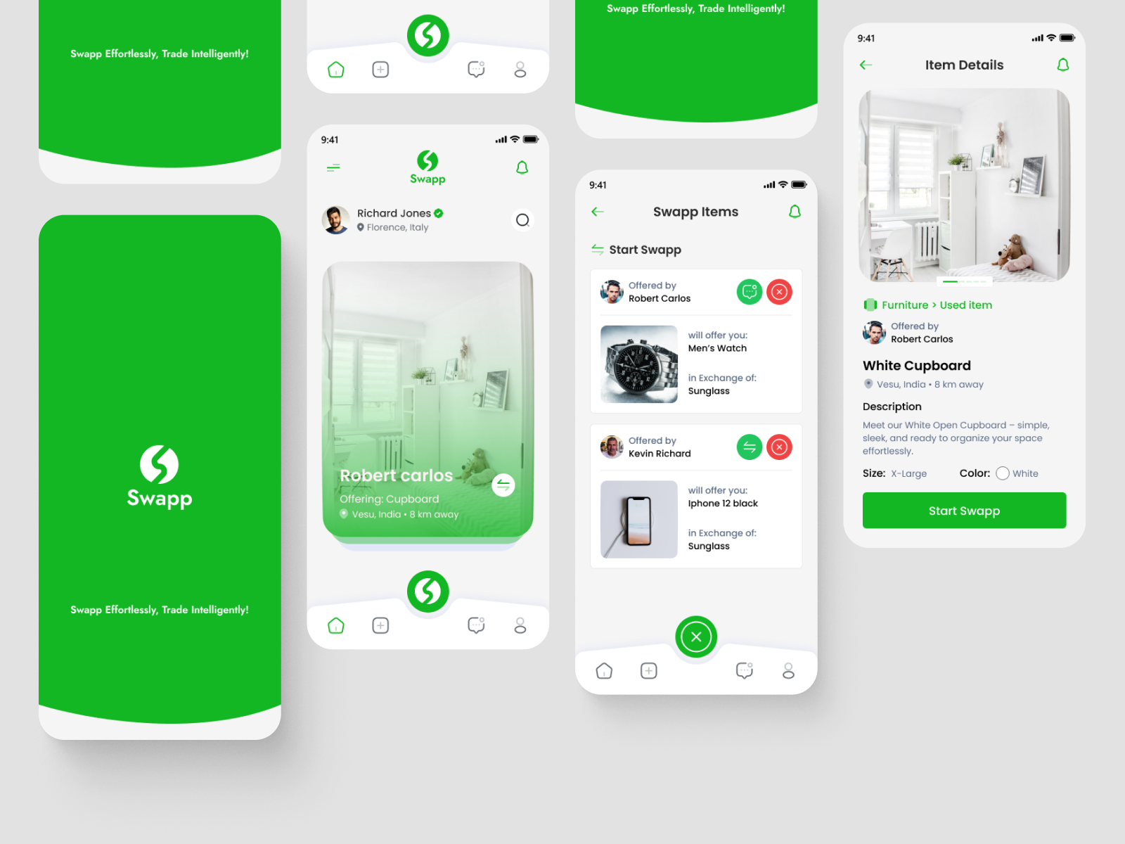 Swapp App by CodeX Lancers on Dribbble