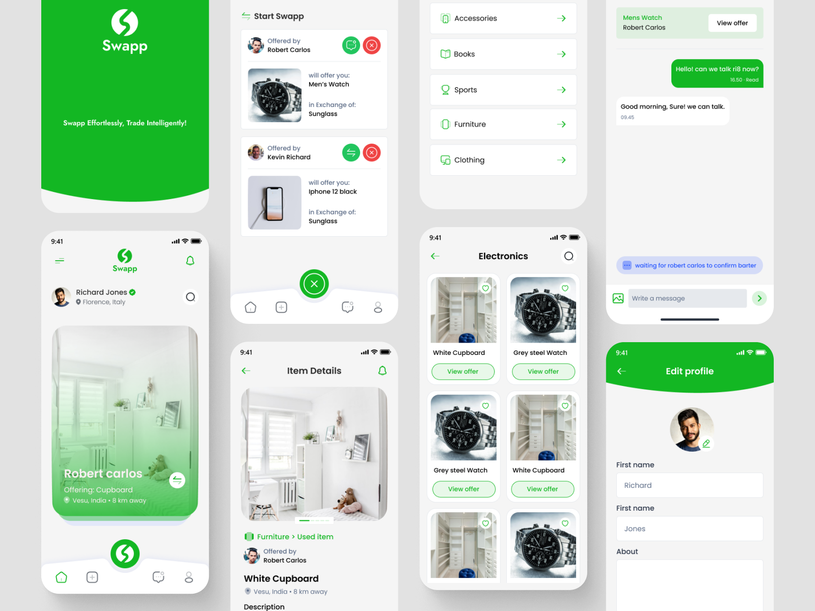 Swapp App by CodeX Lancers on Dribbble