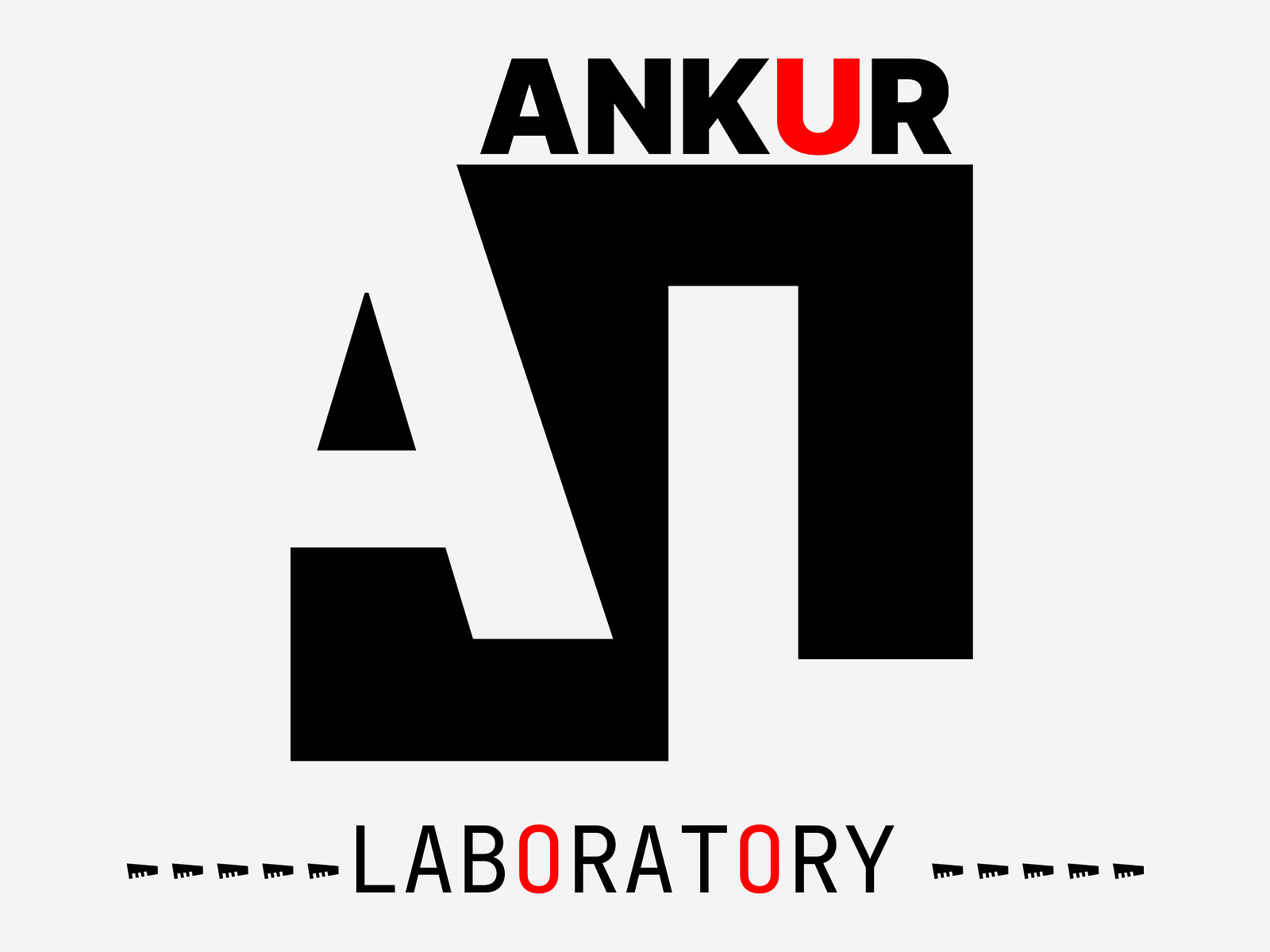 " ANKUR LABORATORY " Logo Design by Viraj Chapani on Dribbble