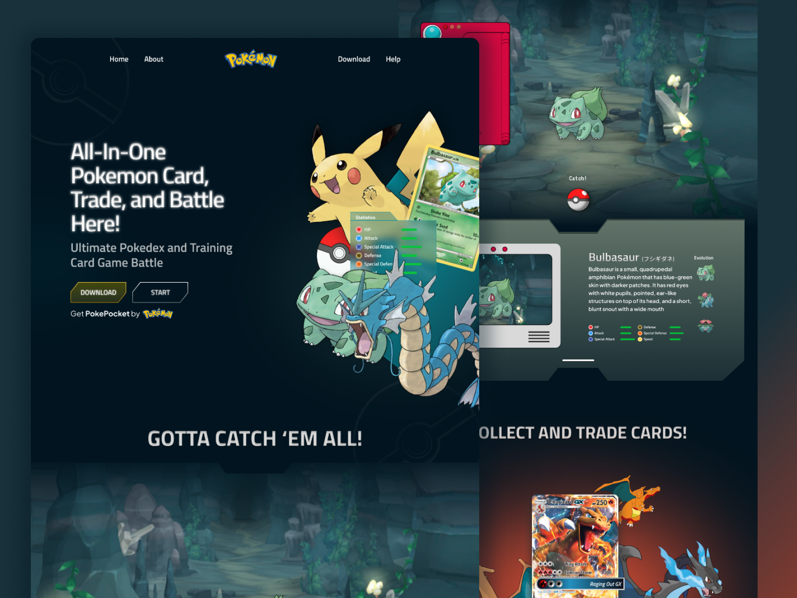 PokePocket - All In One Pokemon Gameplay by Virdio Samuel on Dribbble
