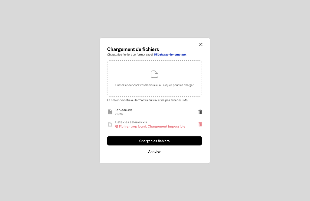File Upload Modal by Aboubacar Mansaré on Dribbble