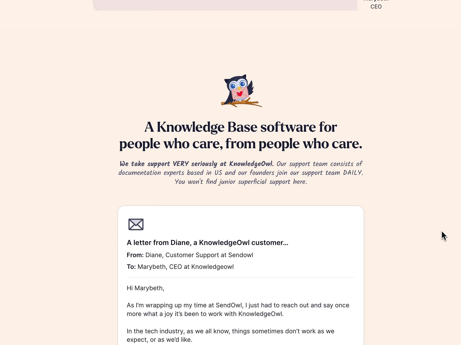 Knowledge Owl Mascot Athena - Love Letter by Love At First Try - SaaS ...