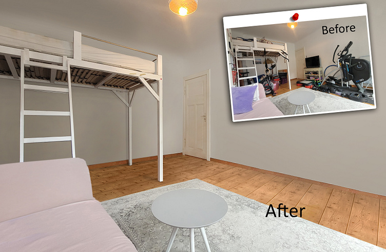 Photo editing & decluttering by Anum Rauf on Dribbble