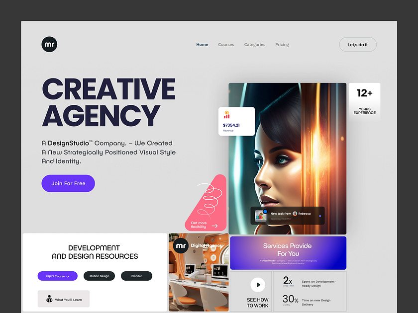 Trending Website, Landing Page and Splash Page Designs on Dribbble