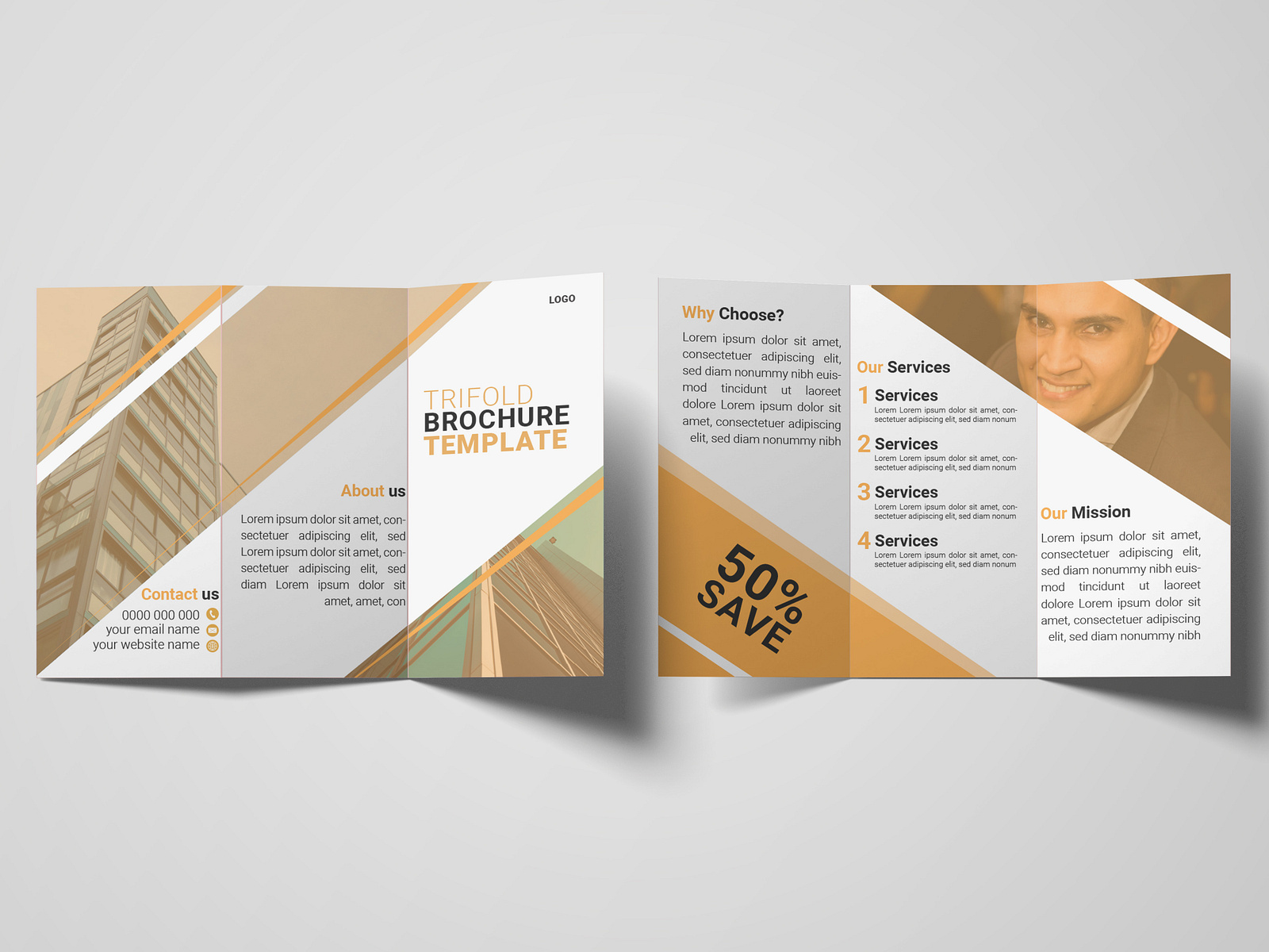 Tri fold Brochure Design by junaid al habib on Dribbble