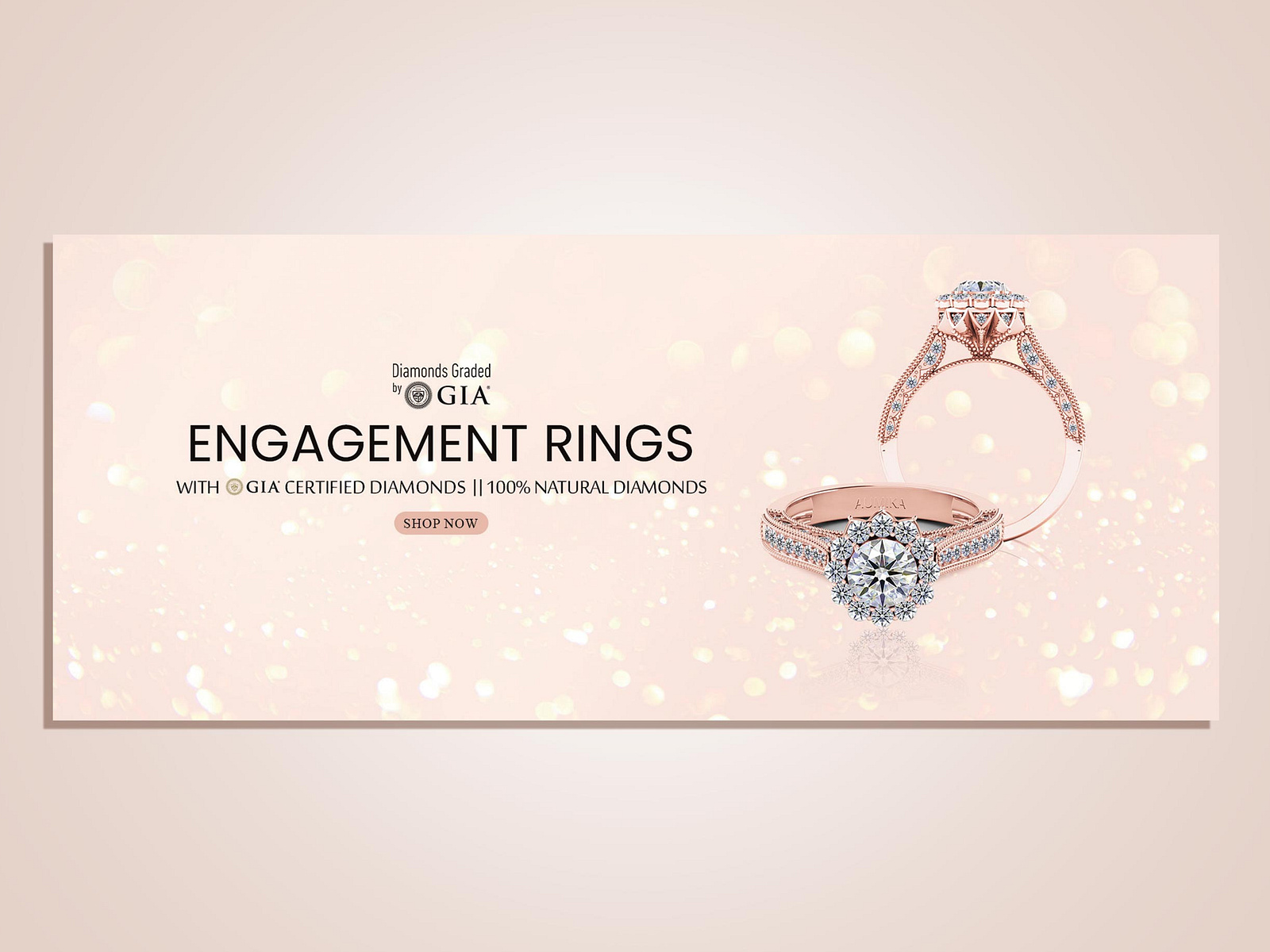 Engagement Ring Banner Design by Israt Z. on Dribbble