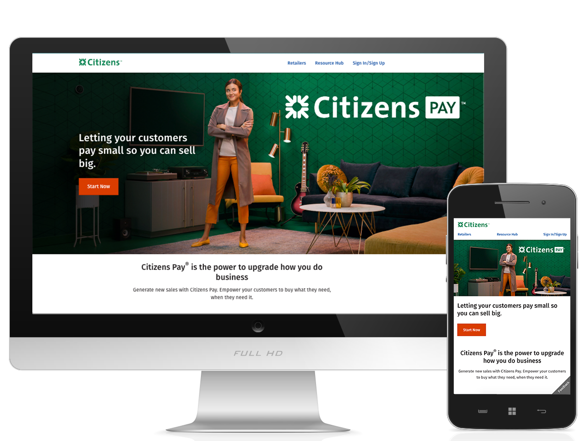 DX Design: Citizens Pay, BNPL POS Financing Solution by Jessica Sterling on Dribbble