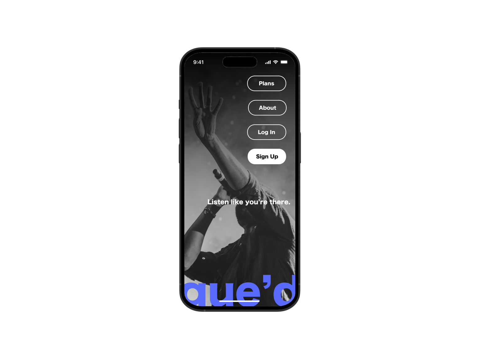 Music App Promo Ui Mobile By Hannah Levin On Dribbble