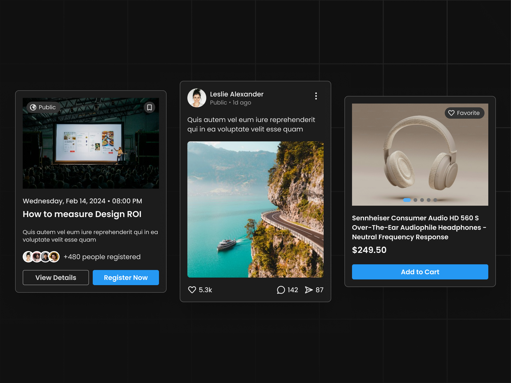 UI Cards Design Inspiration by LabelX on Dribbble