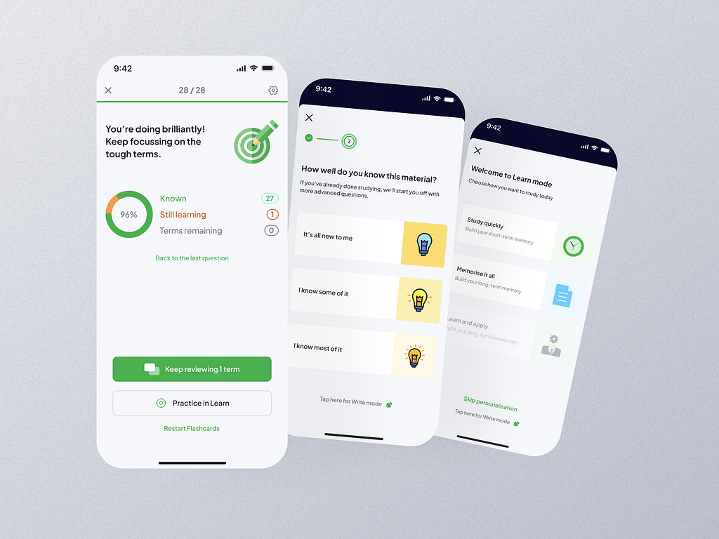 Learn Mode Mobile App Ui by UI Ants on Dribbble