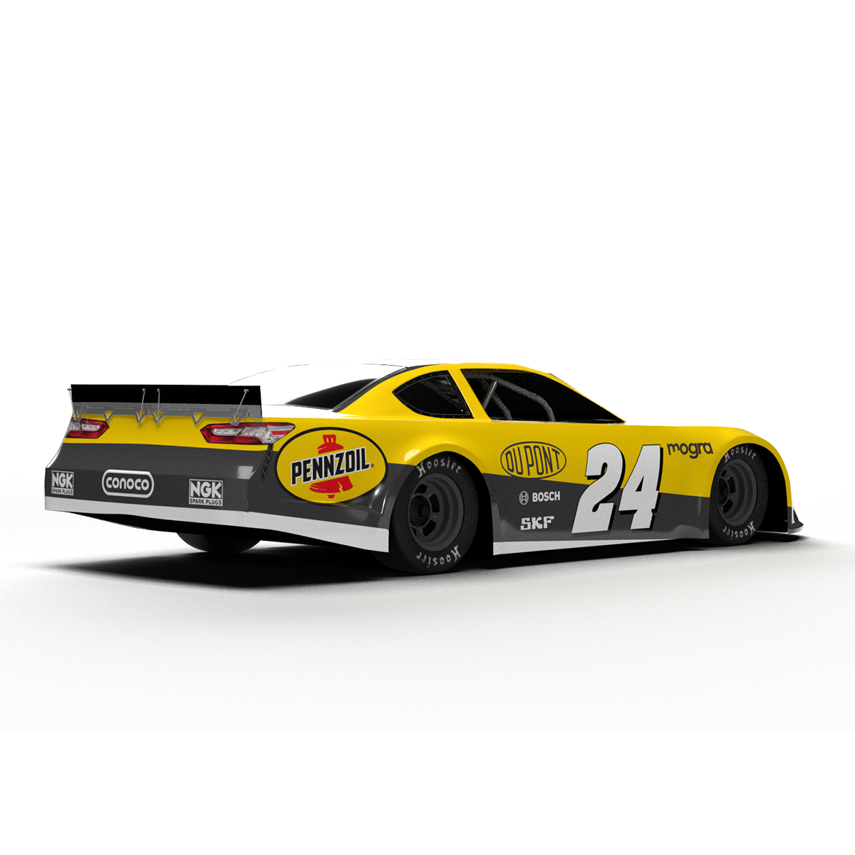 Gen 6 Toyota Camry Super Late Model 3D Model Livery Template by Mogra ...