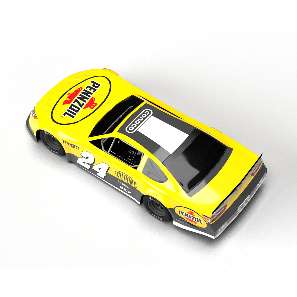 Gen 6 Toyota Camry Super Late Model 3D Model Livery Template by Mogra ...