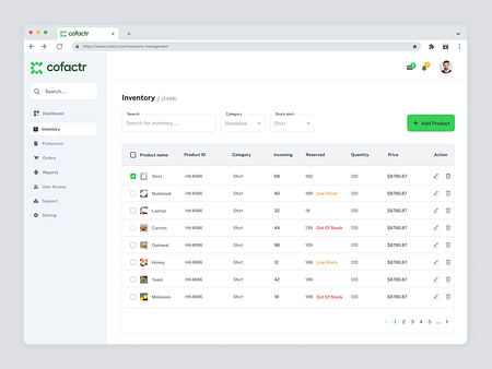 Browse thousands of Inventory Management System UI images for design ...