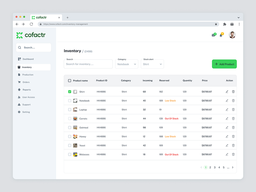 Browse thousands of Inventory Management System UI images for design ...