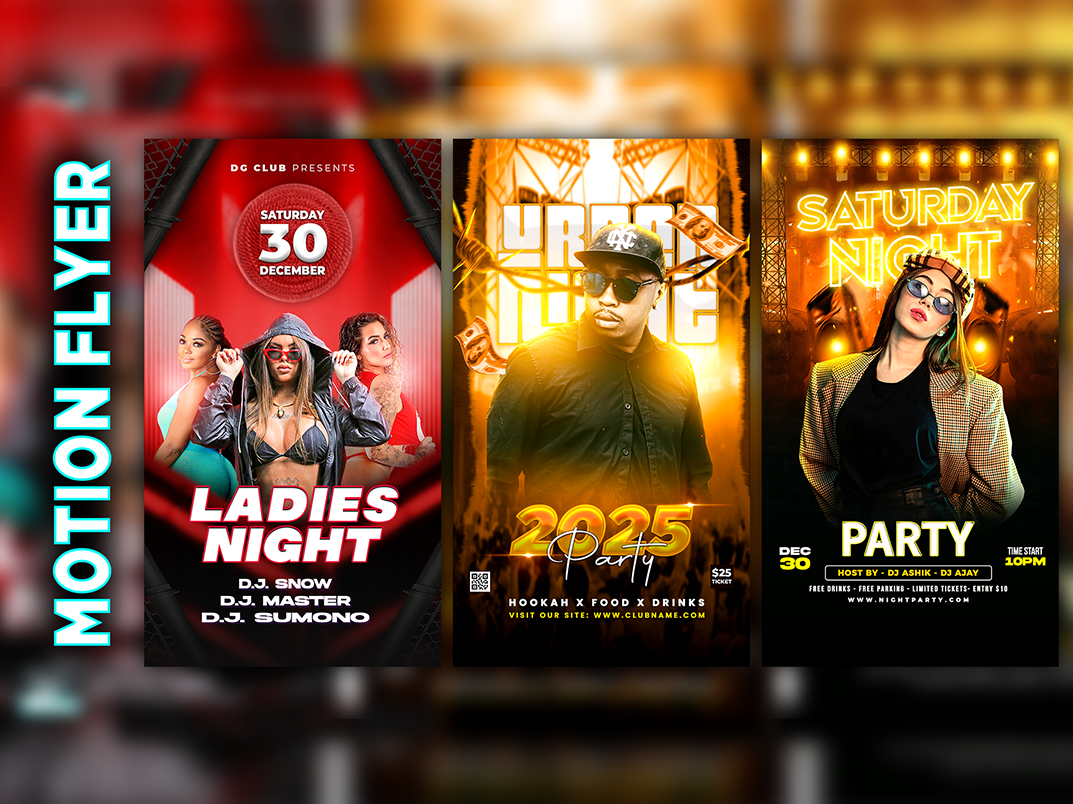 animated motion flyer | motion flyer and animate | banner by Dilip ...