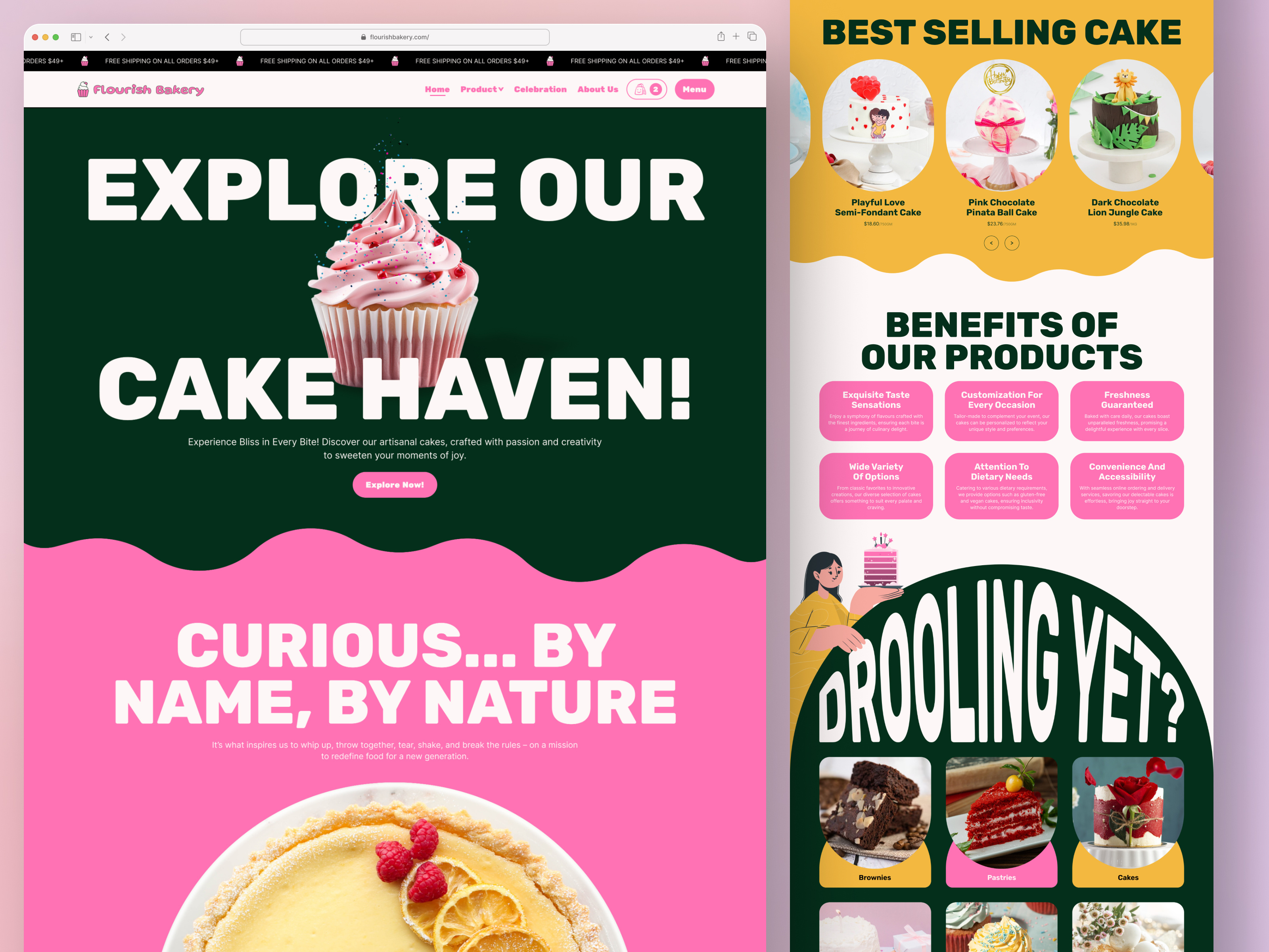Bakery and Cake Shop by MindInventory UI/UX for MindInventory on Dribbble